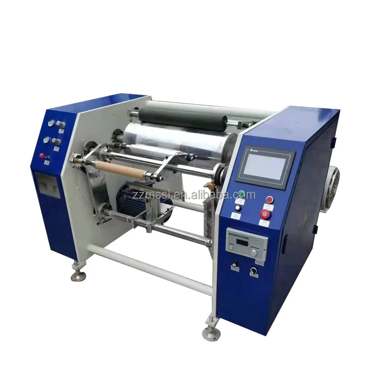 Hot Sales Foil Semi-automatic Rewinder Machine Aluminium Foil Rewinding ...