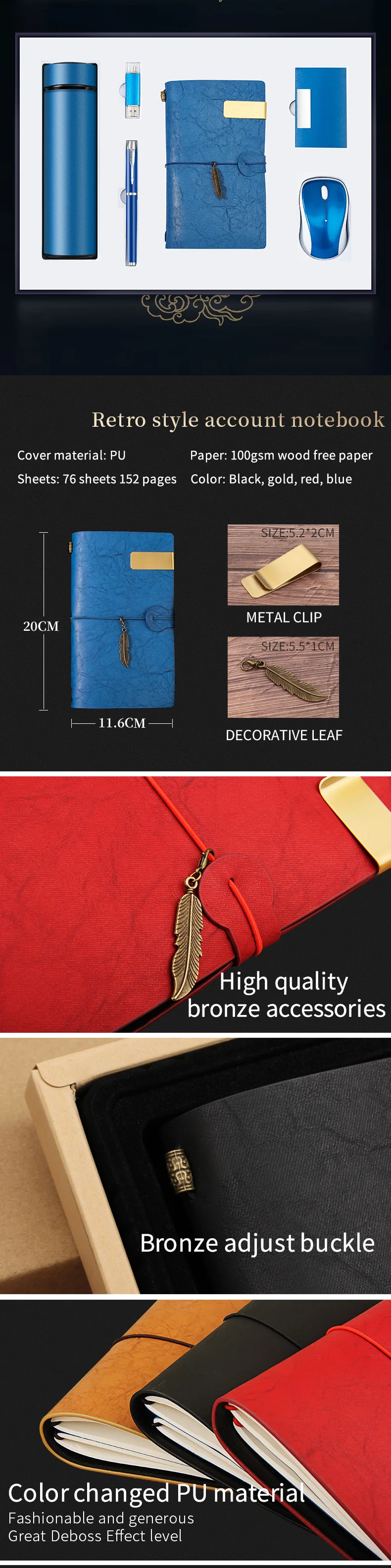 Luxury Corporate Gift Set 2024: Notebook, Umbrella, Flask & Speaker ...
