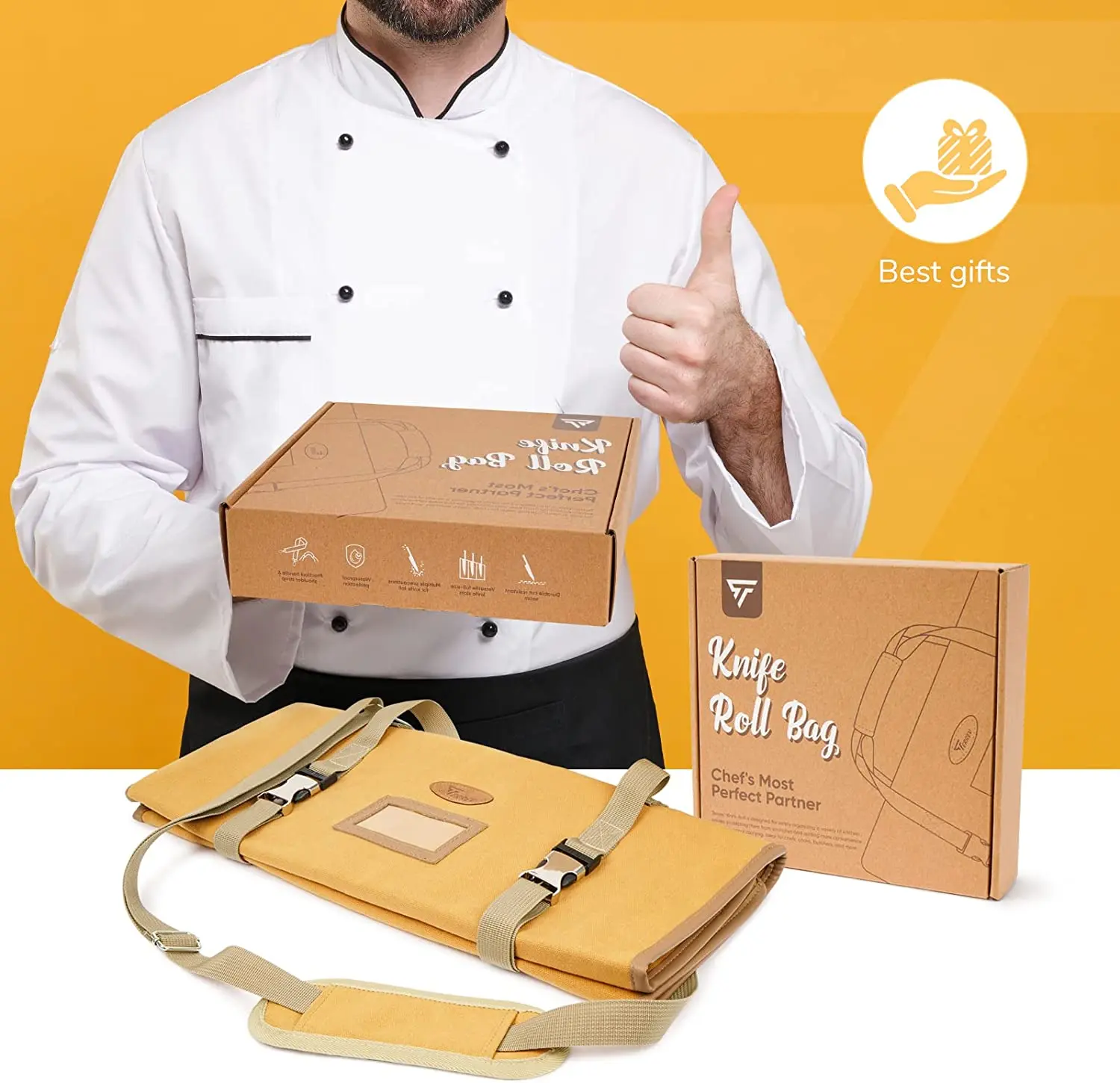 High Quality Waxed Canvas Wood Carving Chisels Tools Pouch Multi ...