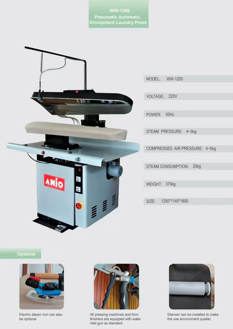 China Manufacturer Clothes Ironing Machine Laundry Body Dry Cleaning ...