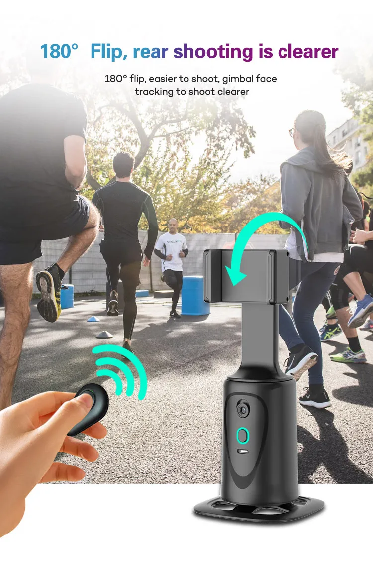 Zsyb Horizontal And Vertical Shooting 360 Auto Face Tracking 360 Video ...