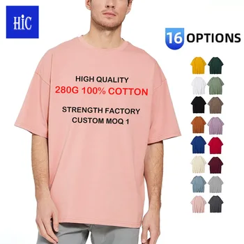 Hic High Quality Heavyweight 280gsm 100% Cotton Oversized Printed ...