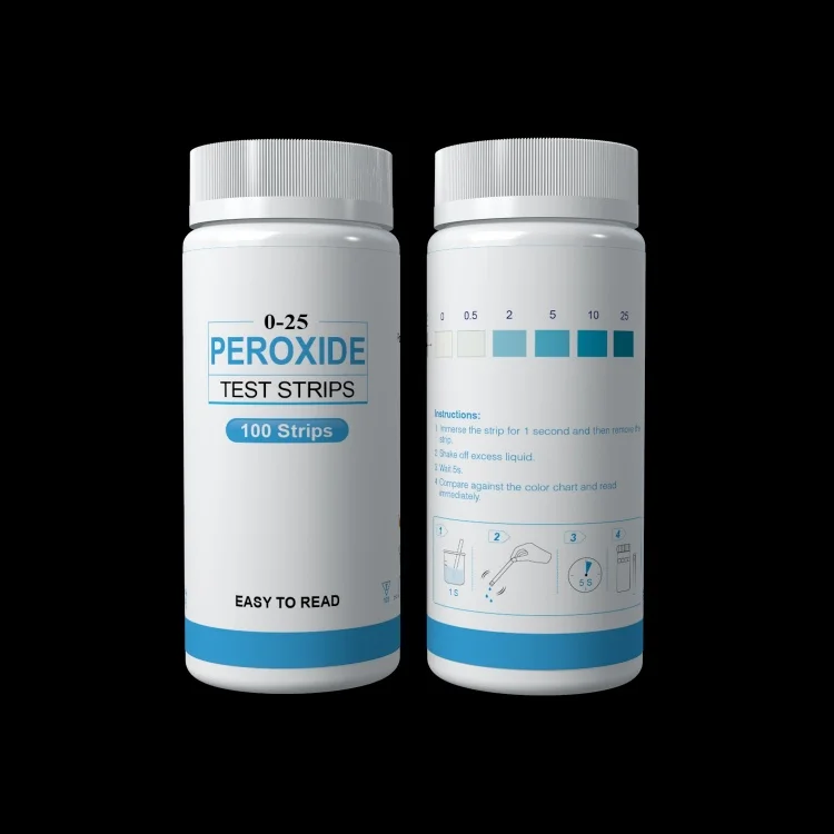 Strip Test Water Hydrogen Peroxide H2O2 (0-25Mg/L) Test Strips Use For ...