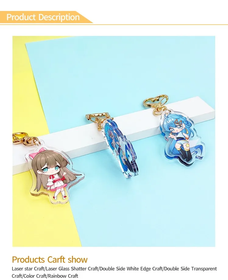 Custom Printed Hologram Acrylic Charms Make Your Own Design With Uv ...