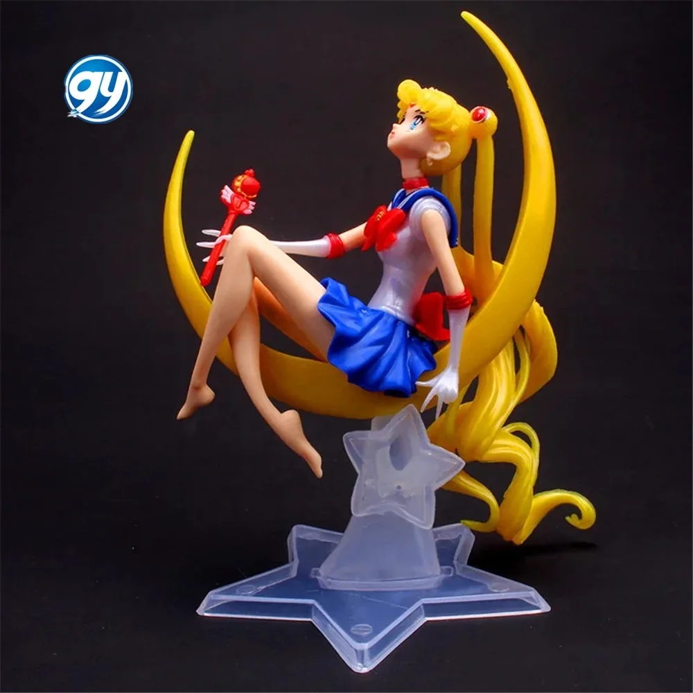 15cm Anime Sailor Moon Pvc Doll Girl Toy Cake Decoration Action Figures ...