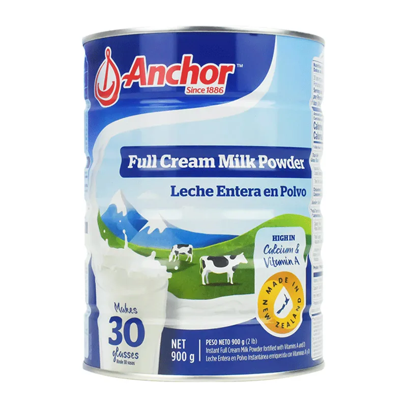 Anchor Full Cream Milk Powder 900g Can Instant Wholesale Health New ...