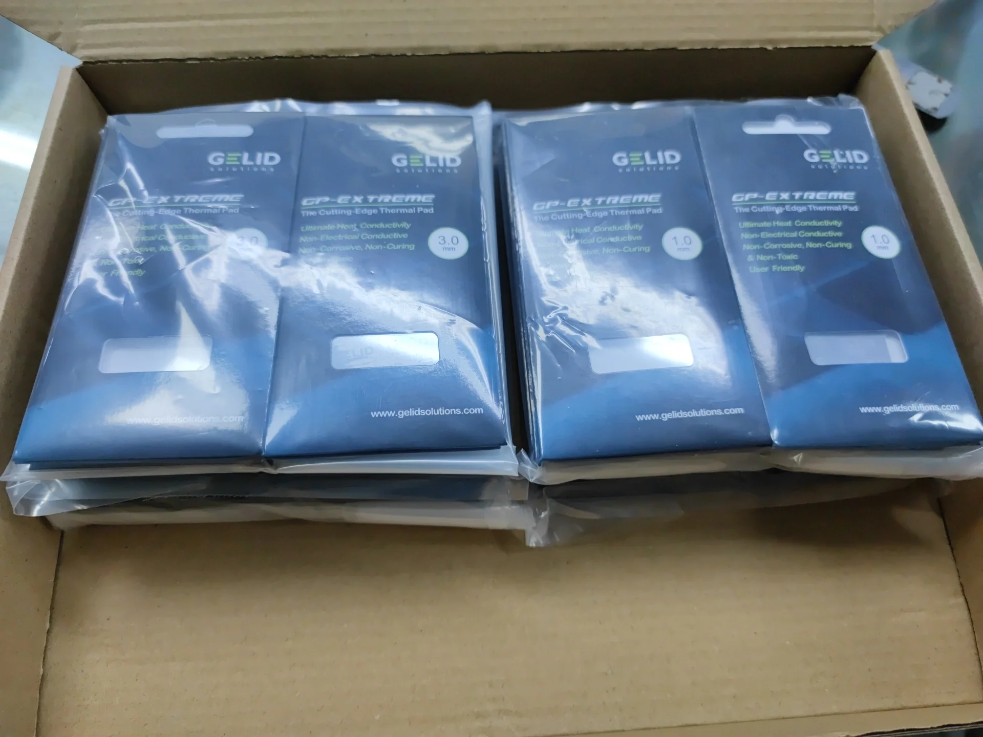 12w/mk Gelid Gp Extreme 80x40mm 0.5mm 2mm 3mm Cooling Termal Silicone ...