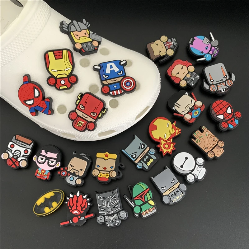 Wholesale Custom Pvc Cartoon Marvel Superman Croc Charm Designer Charms ...