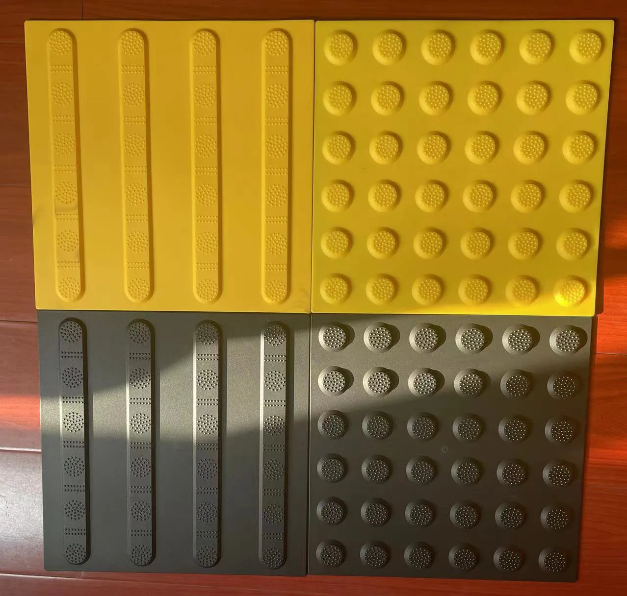 Tactile Indicator Peel & Stick TGSI Hazard Tile Tactile Mat