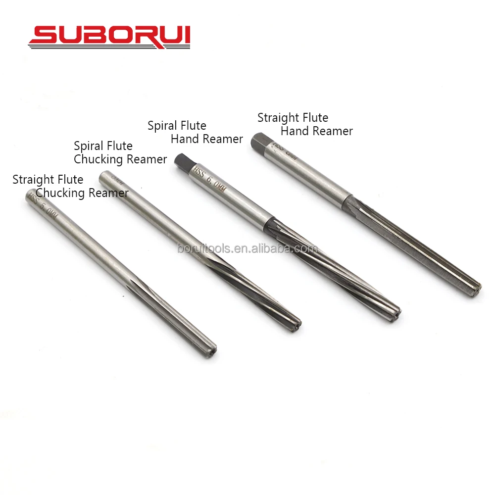 SUBORUI HSS Hand Reamers - Precision Tools for Metal Drilling