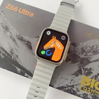 Z66 Ultra Smart Watch Montres Reloj Intelligente 45mm Heart Rate Bt ...