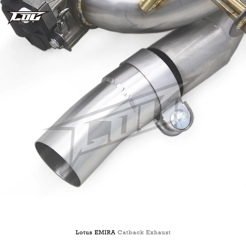 Catback Exhaust Pipes for Lotus EMIRA 2.0T 2021-2022 Stainless Steel ...