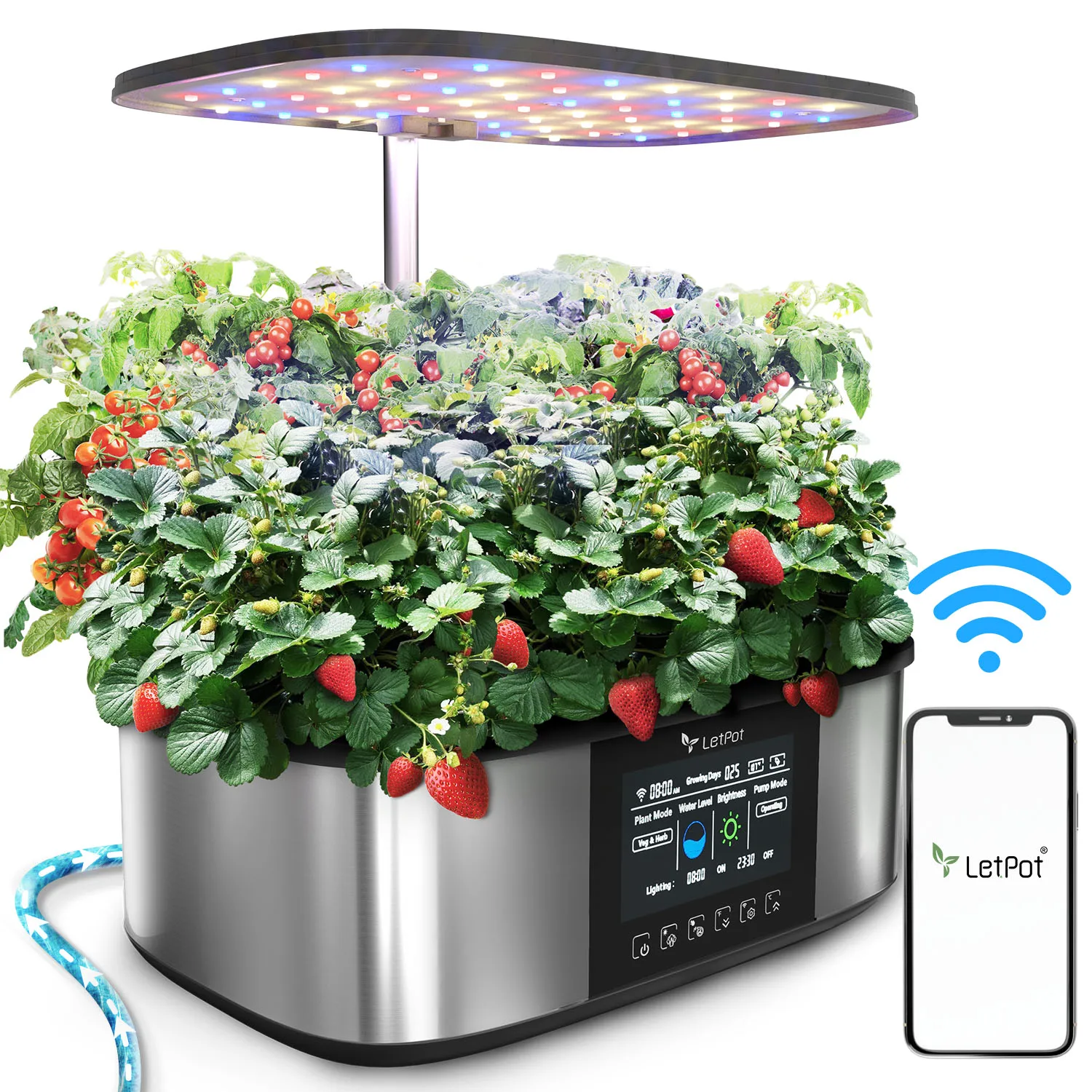 LetPot LPH-Max 21 Pods 4-in-1 Automatic Hydroponics Growing System with ...