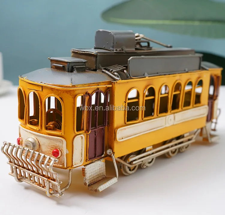 2022 Vintage Trolley Bus Model Toys - Antique Tram Collectibles