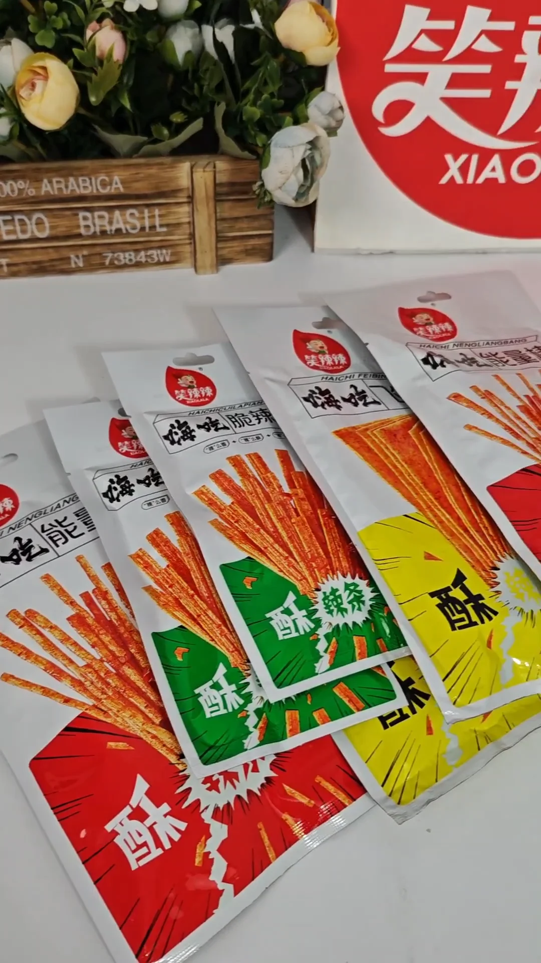 Xiaolala Delicious Latiao Grain Food 58g Snack Big Gluten Hi Eat Crispy ...