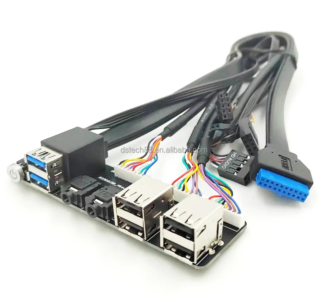 Mini Pc Computer Case Front Panel With Dual Usb 3.0 And 2 Dual Usb Port ...