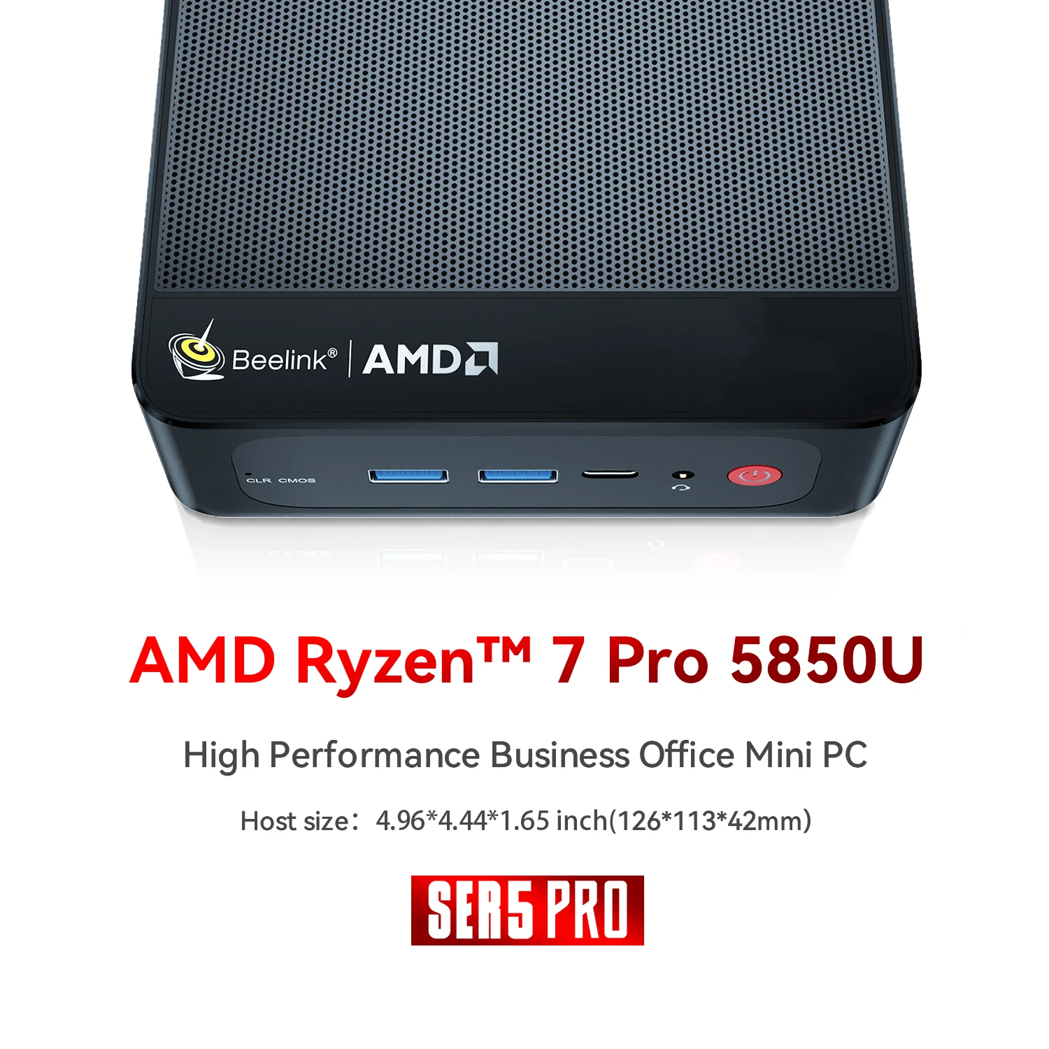 Beelink SER5 PRO MINI PC AMD Ryzen 7 Pro 5850U Processor 8 Cores 16 ...