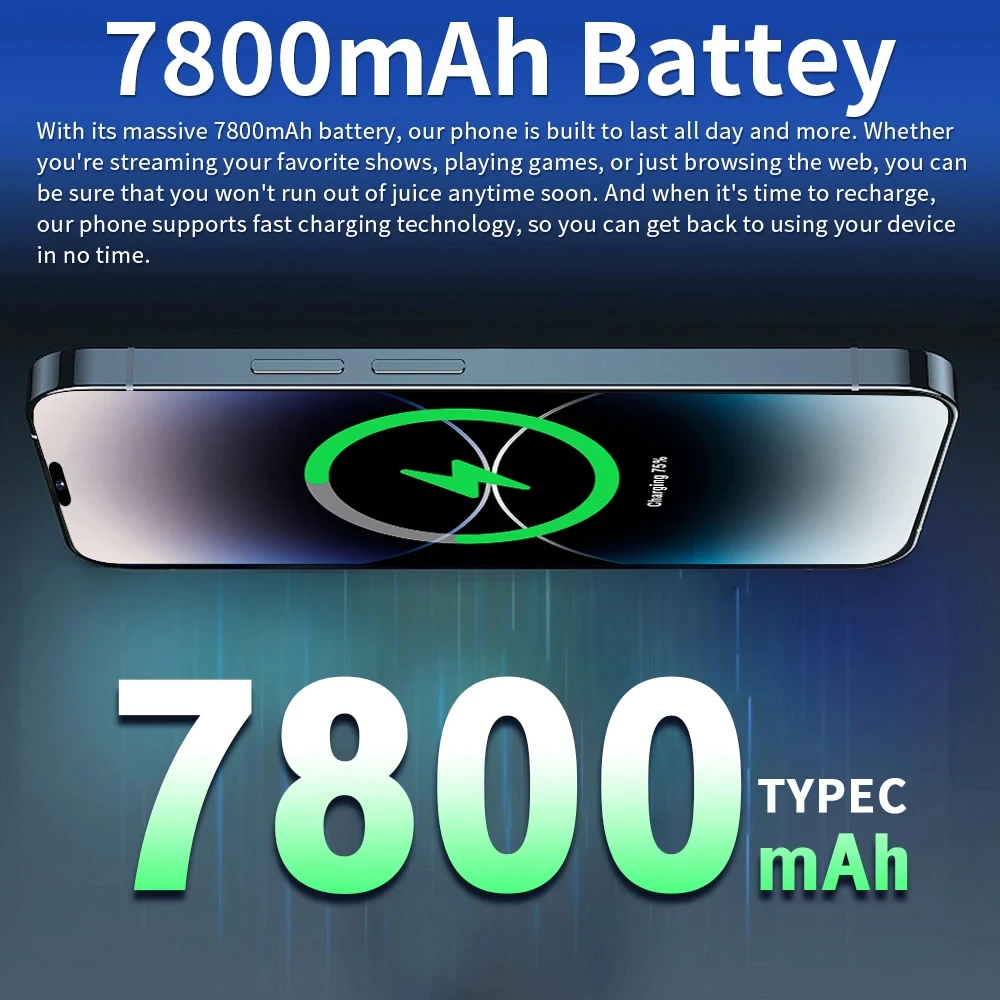 New I15 Pro Max Android 12 Sports Waterproof Smartphone 16+512gb 5g ...