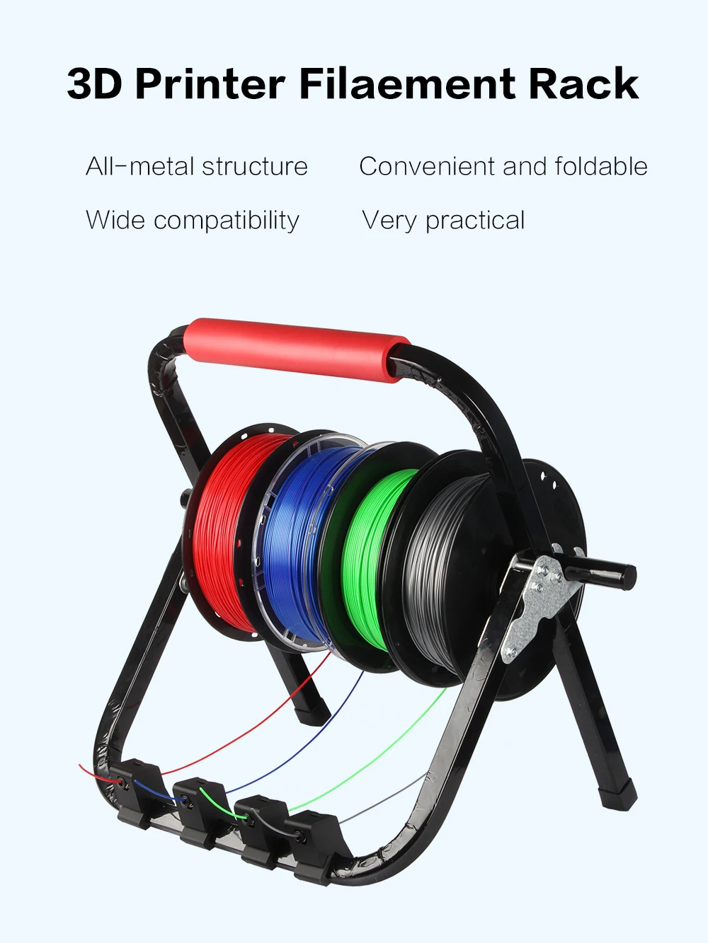 3DSWAY Filament Spool Holder - Metal Structure & Foldable
