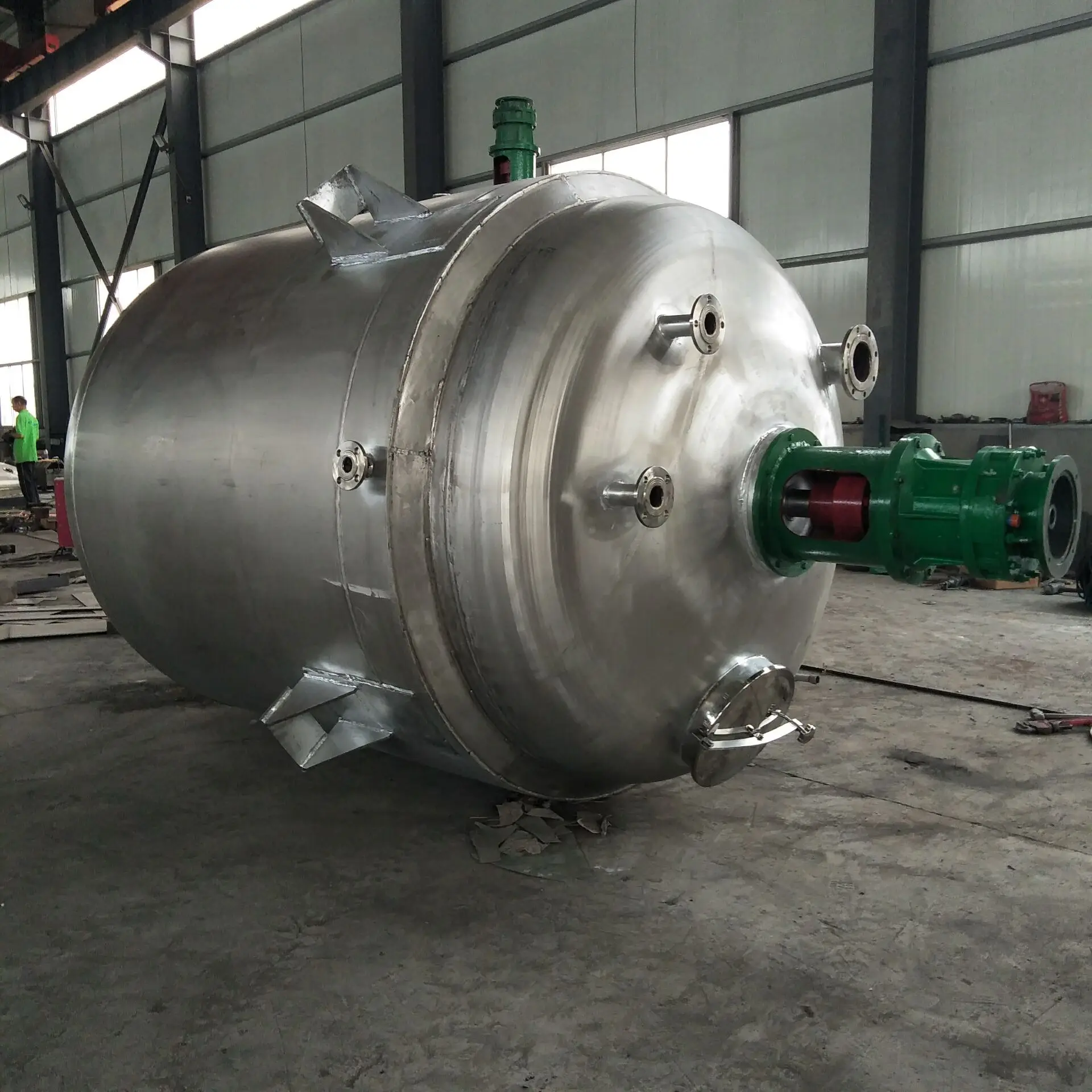 2000L Stirred Tank Reactor/Double Jacket Reactor Tank/Heated Reactor ...