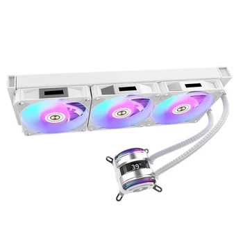 360mm Argb Aura Sync Liquid Cpu Radiator Aio Cooler With Temperature ...