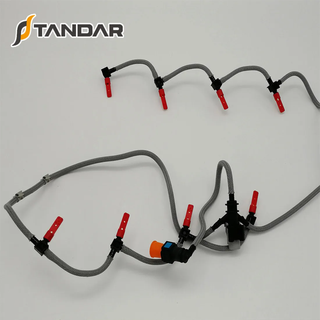 Fuel Diesel Leak Off Pipe 6h4q9k022lc For Land Rover L320 3.6l Tdv8 ...