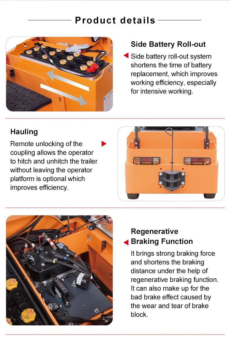 Sinolift QD-60XT Electric Tow Tractor - Efficient & Durable