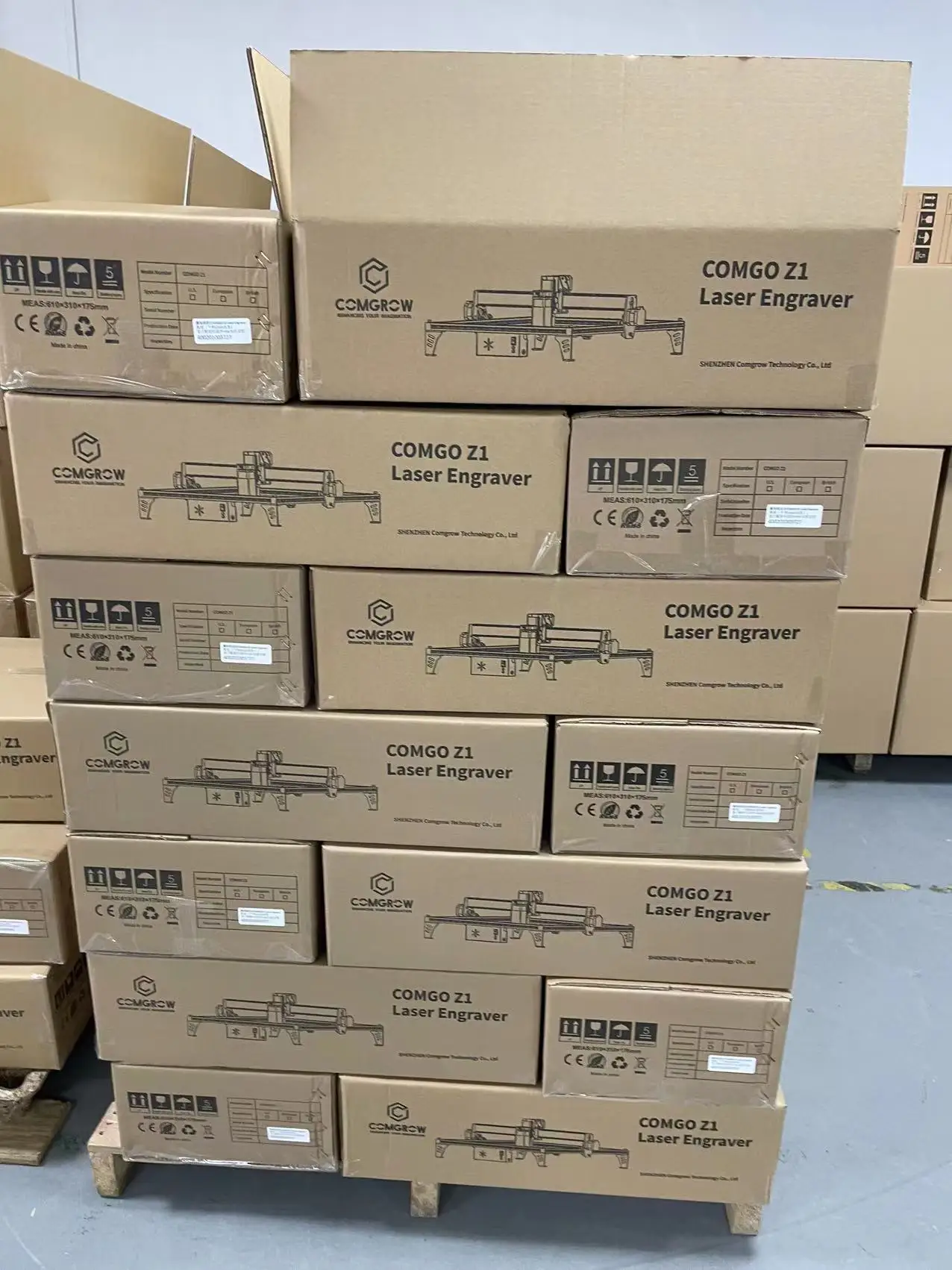 Comgrow Z1 Pro 20w Output Laser Engraver For Wood And Metal With Air ...