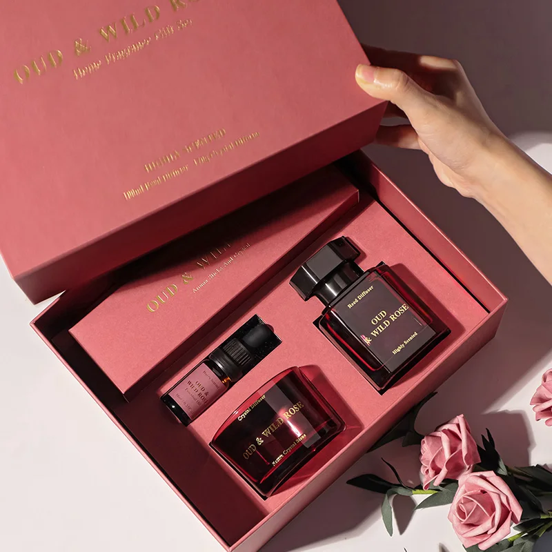 Limited Edition Oud & Wild Rose Reed Diffuser Gift Set