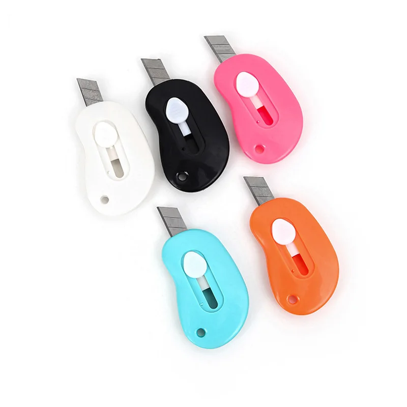 Retractable Box Cutter Letter Opener Pocket Knives Colorful Mini Slides ...