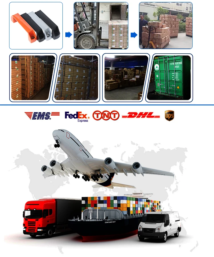 Standard Size Plastic 120mm Industrial Nylon Pull Handle