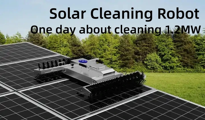 Smart Solar Panel Cleaning Robot Clean Photovoltaic Equipment for Solar ...