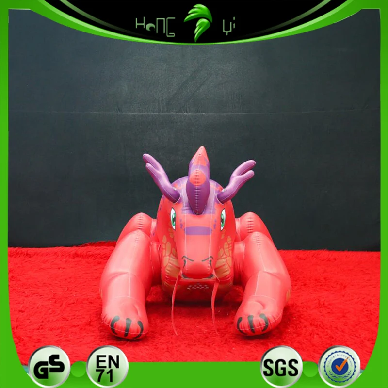 Hongyi Custom Red Wearable Inflatable Dragon Suit for Adults