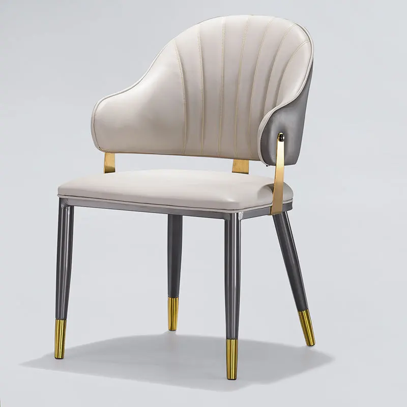 Custom Soft Fake Vegan Leather Upholstery Quilting Details Metal Frame ...