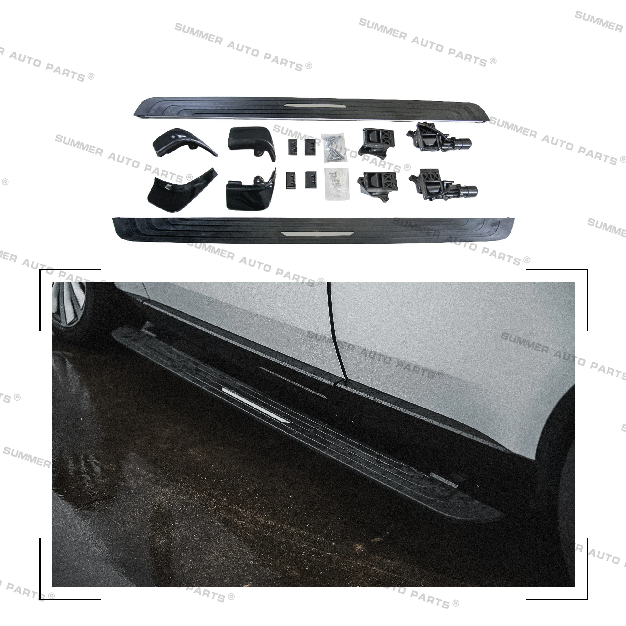 Extended Automatic Electric Power Side Step Car Electric Running Board ...