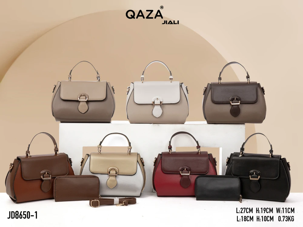 QAZA Jiali Casual Fashion New Simple PU Handbag Messenger Lightweight ...