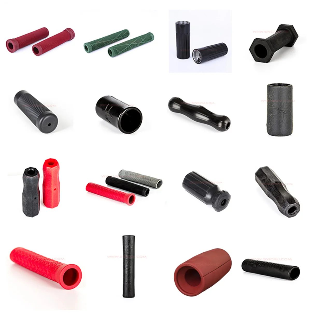 Custom Black Conical Threaded Plastic Injection Knob