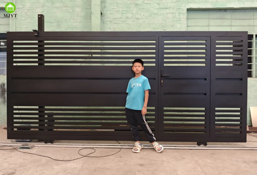 Beautiful Aluminum Electric Driveway Gates - Intelligent Automatic ...