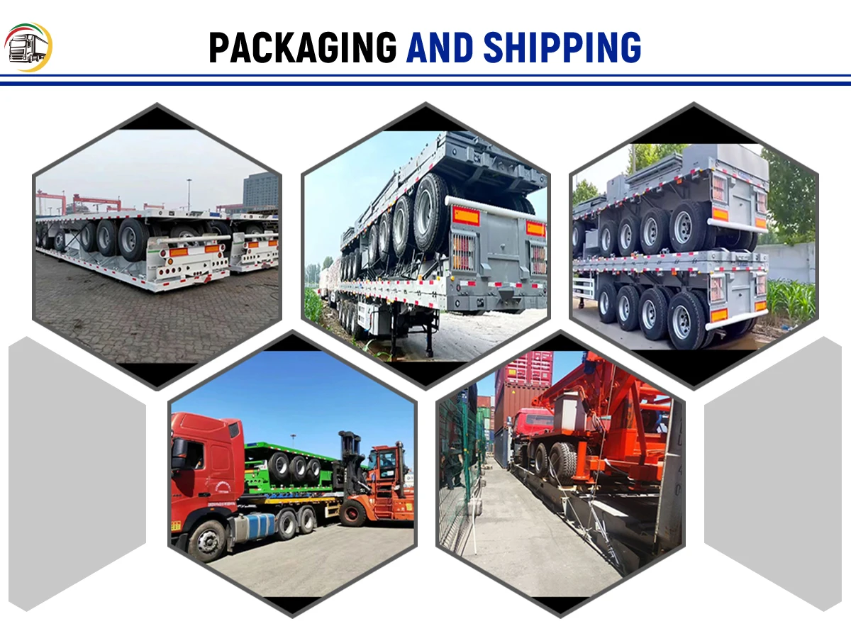 Heavy Duty Hydraulic Cargo Skeleton Container Semi Trailer| Alibaba.com