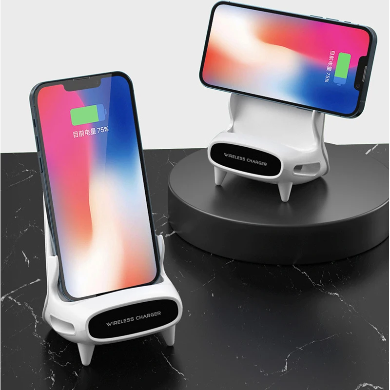 Portable Mini Chair Wireless Charger Usb Multipurpose Phone Stand ...