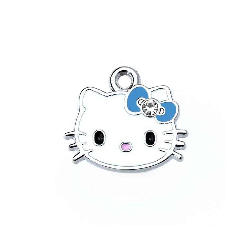 Kitty Hang Pendant Dangle Charms Fit Necklace Chain Bracelet Pet Collar ...