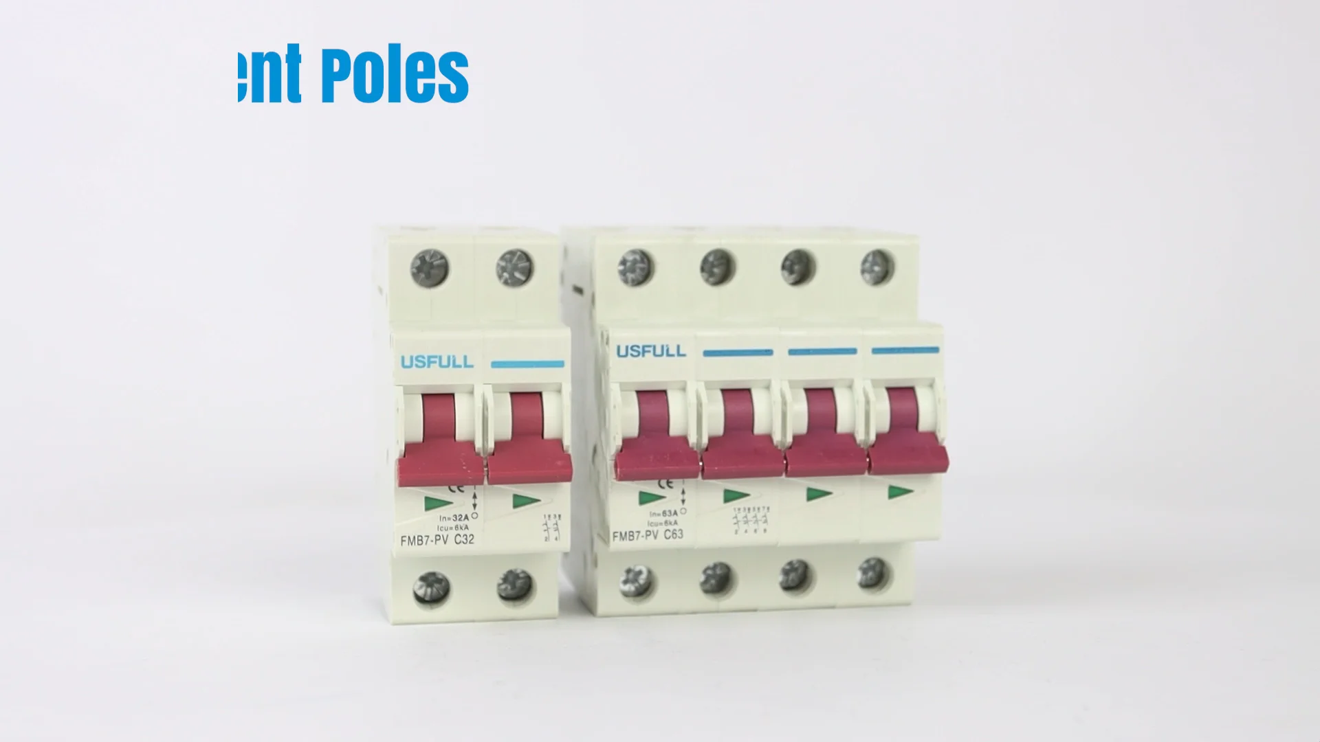 Usfull Smart Mcb Overload Protector 16 Amp 1p 2p 3p 4p Solar Dc Mini ...