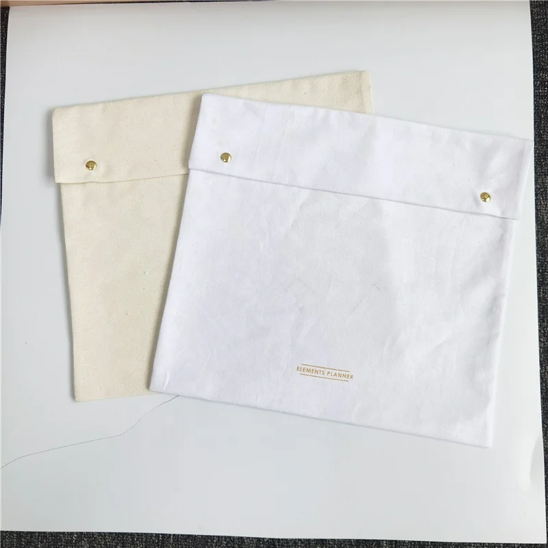 Eco-Friendly Cotton Dust Bag with Snap Button – Customizable Envelope ...