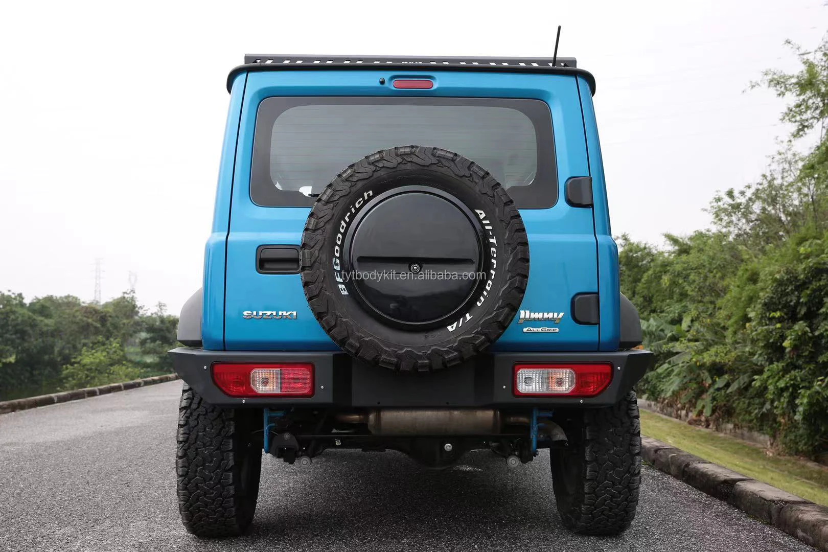 4x4 Jimny Parts - Rear Bumper with Lights for Suzuki Jimny 2018+