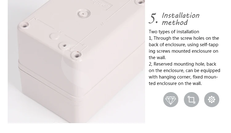 Saipwell IP66 Waterproof Enclosure Custom Enclosure Small Plastic ABS ...