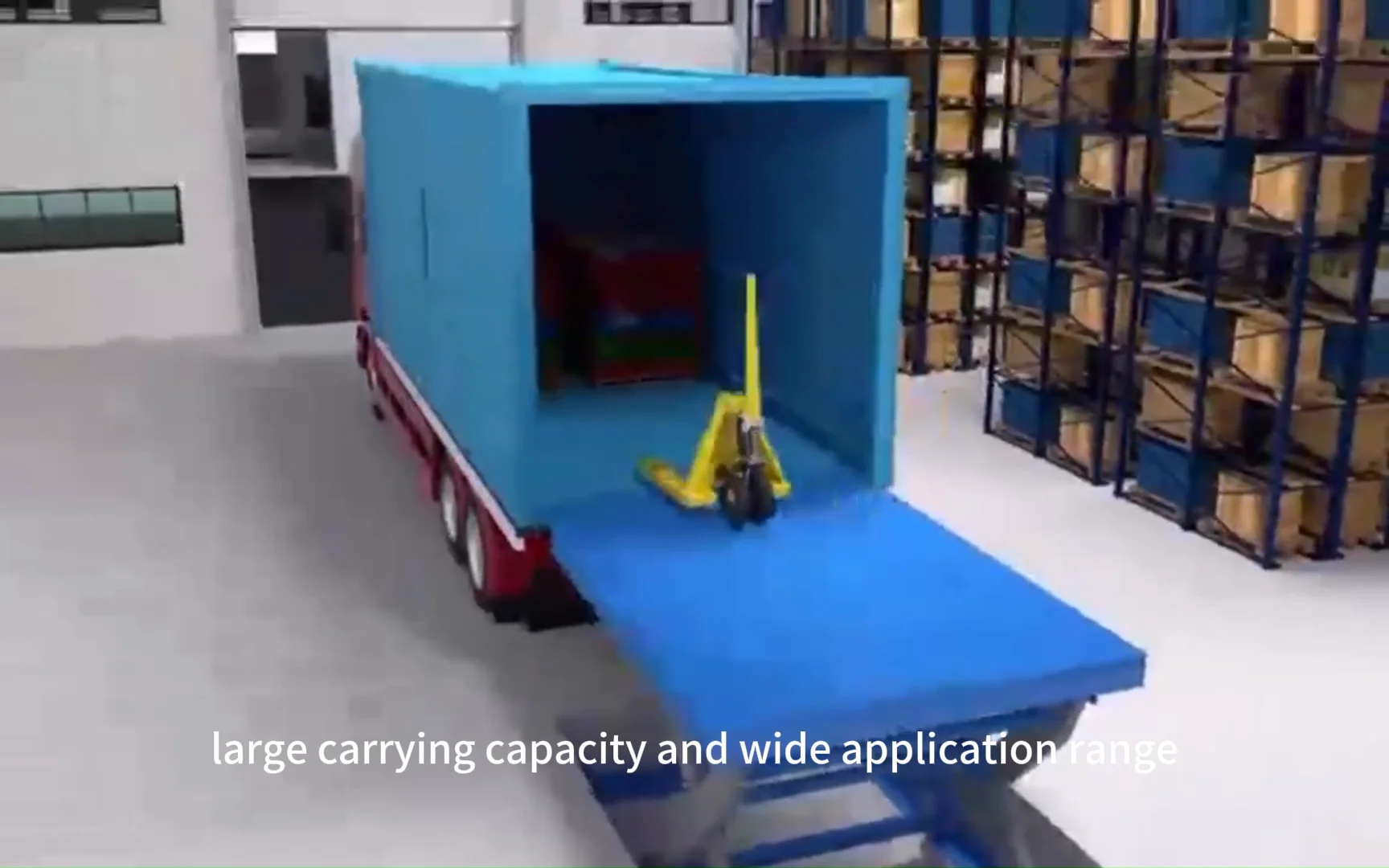 6ton Electric Fixed Loading Scissor Fork Dock Leveler Hydraulic Lifting ...