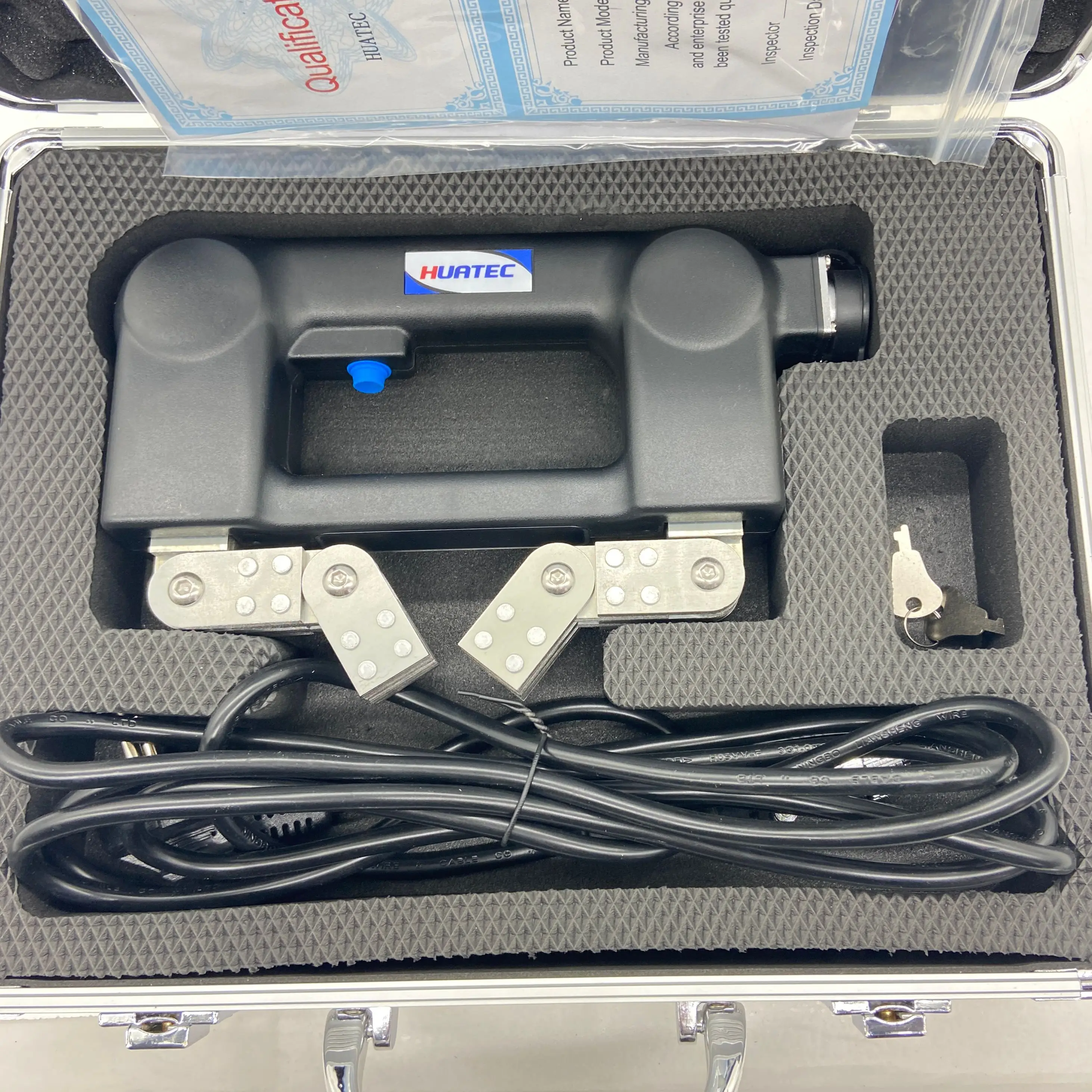 HUATEC Hand-Held AC Magnetic Particle Yoke Flaw Detector for Magnetic ...