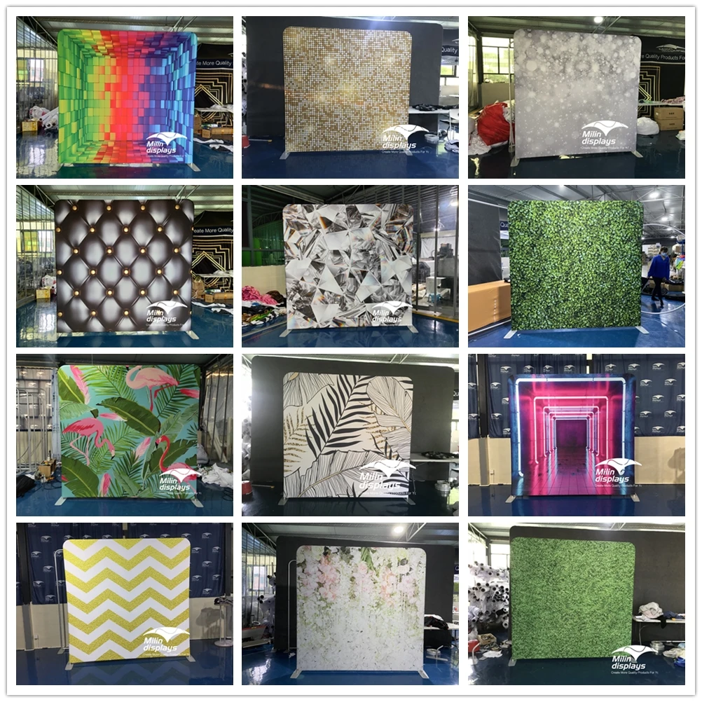 Attractive Tension Fabric Backdrops With Led Light Trade Show Modular ...