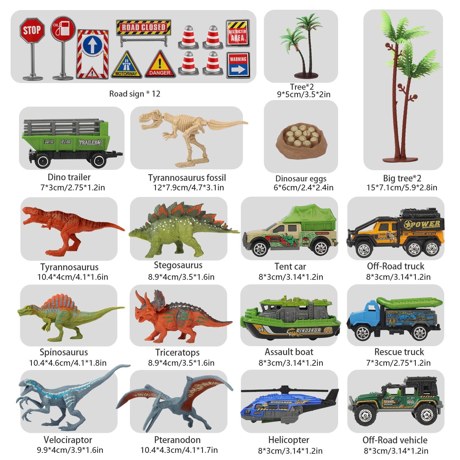 Sunq Wholesale Children Educational Play Forest Dinosaur Car Scenario ...