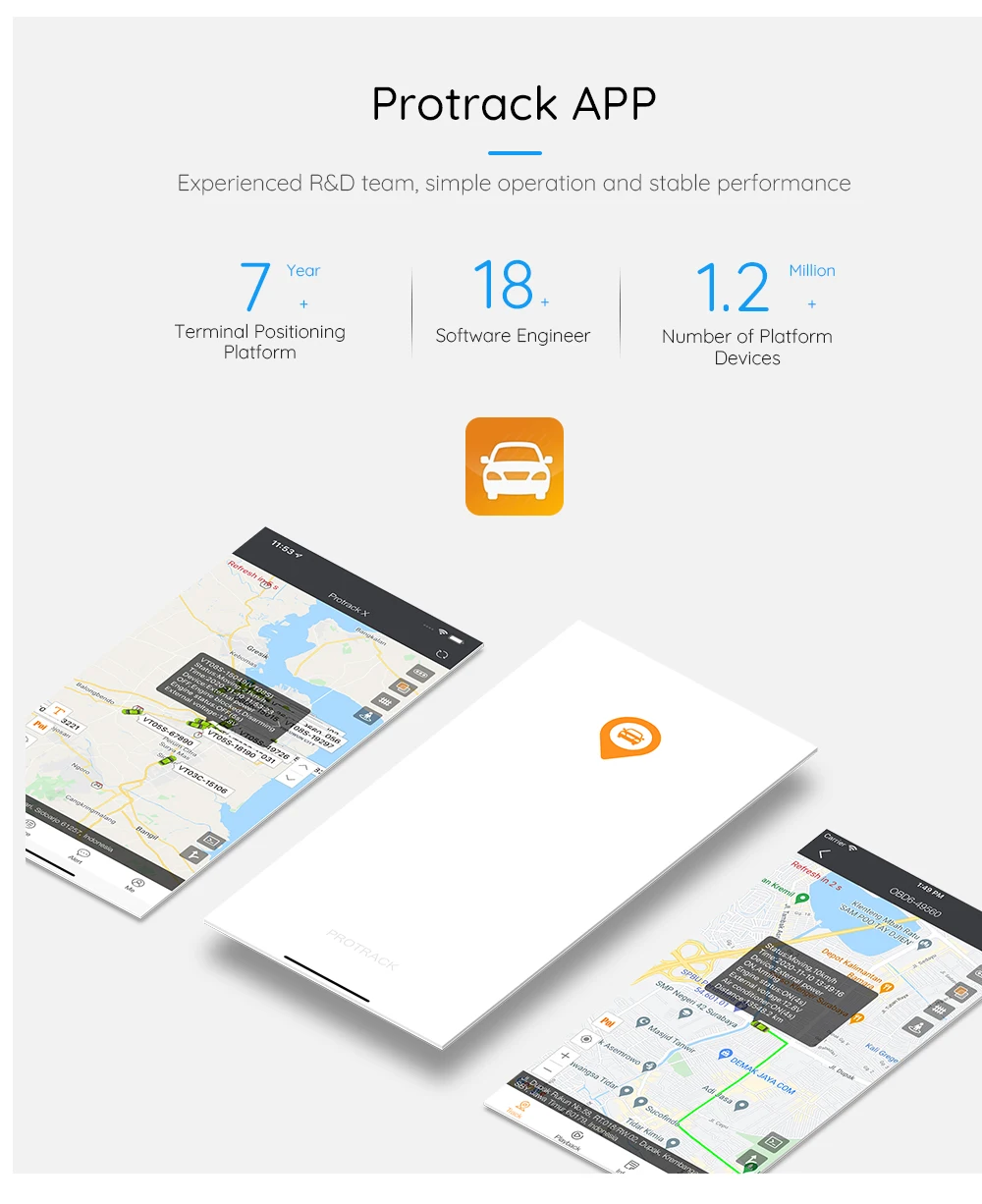 3G GPS Tracker - Protrack VT02 for Mobile Phone Tracking